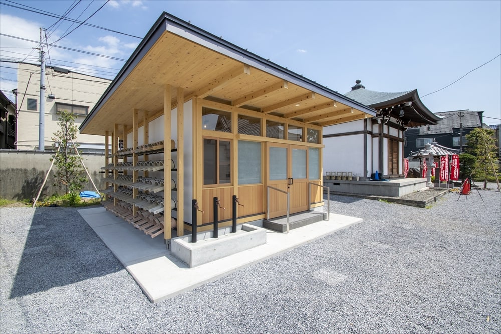 Enshoiji Temple Mizuya and Work Rest Area | Asai Architects,LTD.